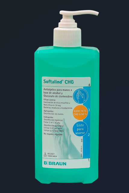 Antiséptico de manos de CHG Softalind – INIMED Tienda Oficial